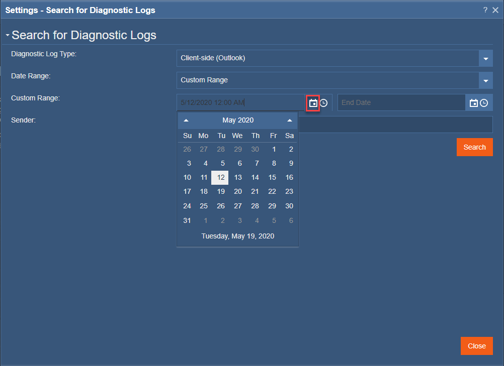Diagnostics Logs – Exclaimer Knowledge Base